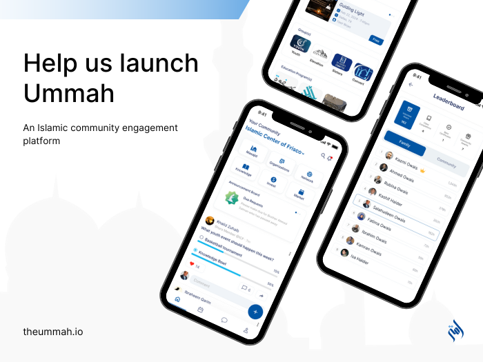 Ummah App - Islamic Community Engagement Platform | LaunchGood | LaunchGood